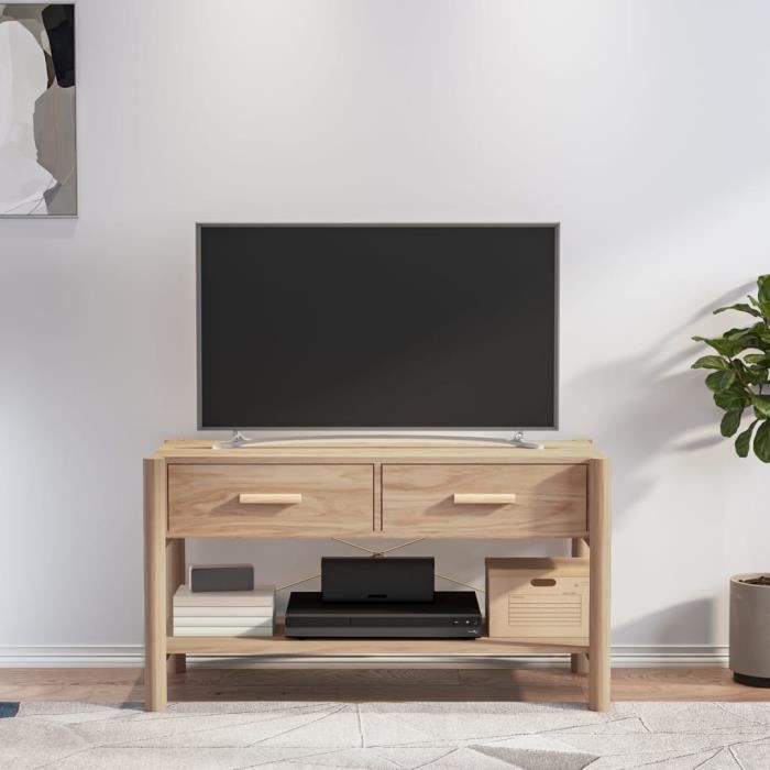 MEUBLE TV - MEUBLE HI-FI - Meuble TV 82x38x45 cm Bois d'ingénierie - YW ...