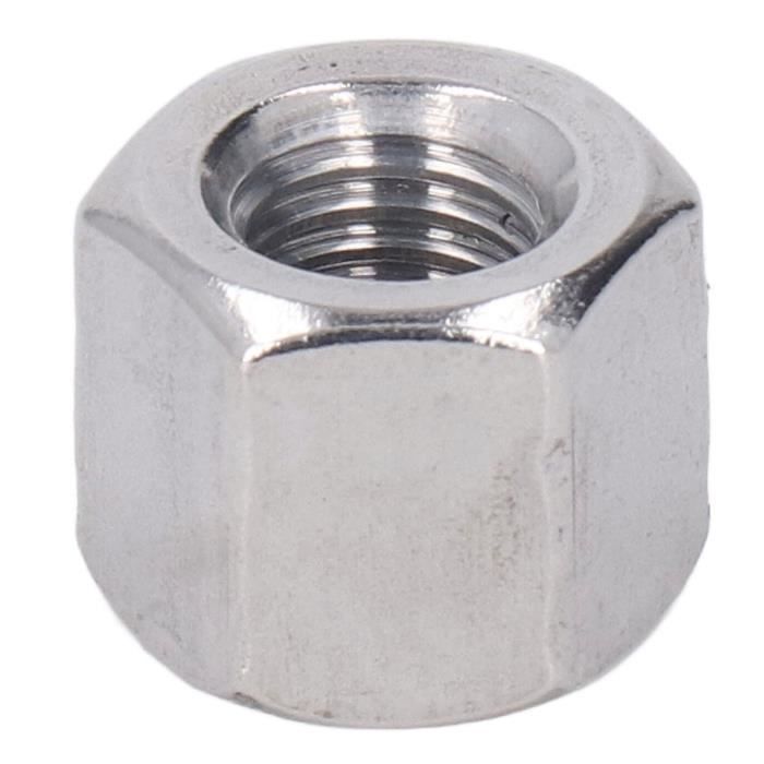 EIF écrou d'accouplement hexagonal M10 10 pièces écrou d'accouplement hexagonal en acier ...