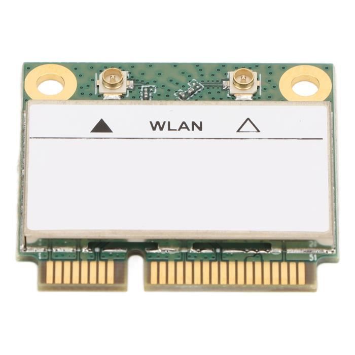 Carte Réseau Mini PCIe Carte WiFi PCI-E Double Bande 433Mbps 2.4Ghz ...
