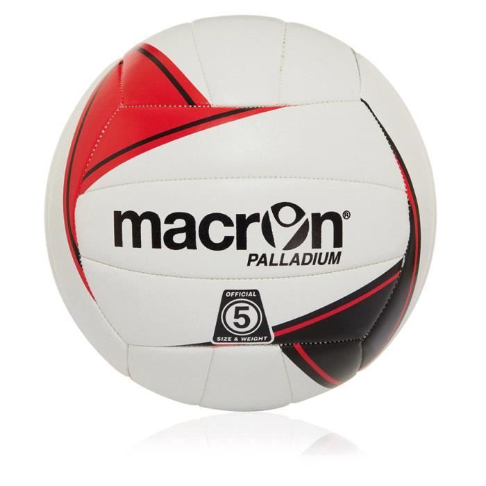 Ballon Macron Palladium - blanc/orange/noir - Taille 5 - Cdiscount Sport