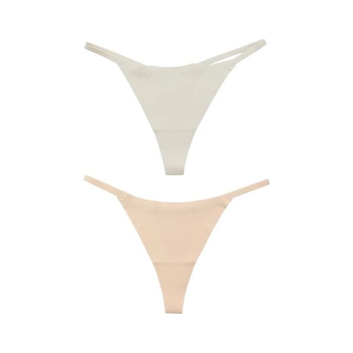 String sexy pour femme,sous-vêtement féminin,doux pour la peau,2023 ...