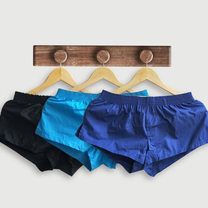 Sous-vêtement - Soutong - Boxer - Homme - Blanc - Coton - Imprimé Blanc ...