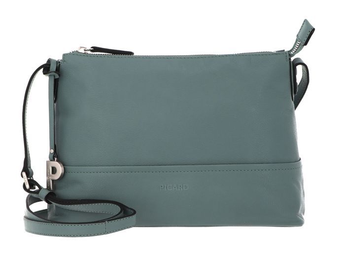 PICARD Sac à épaule bandoulière vert en cuir pour femme - Legere Eco ...