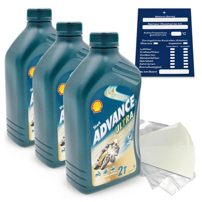 3 Litre Original Shell Advance Ultra 2T Shell - Cdiscount Auto
