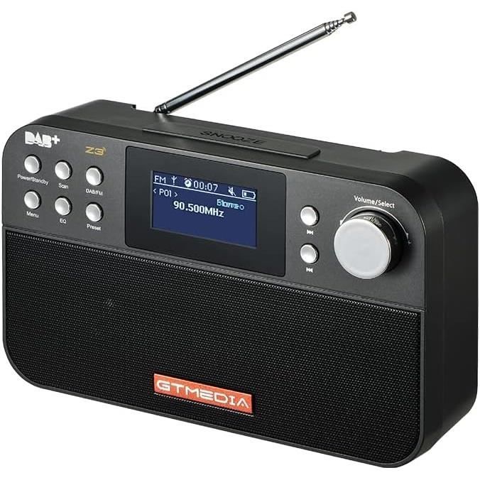Radio Numérique Z3 Dab + - Fm Rds Dab, Radio Rechargeable Portable ...