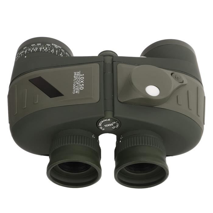 ZERONE Jumelles Marines 10X50 Prisme Haute Réfraction IPX7 Étanche ...