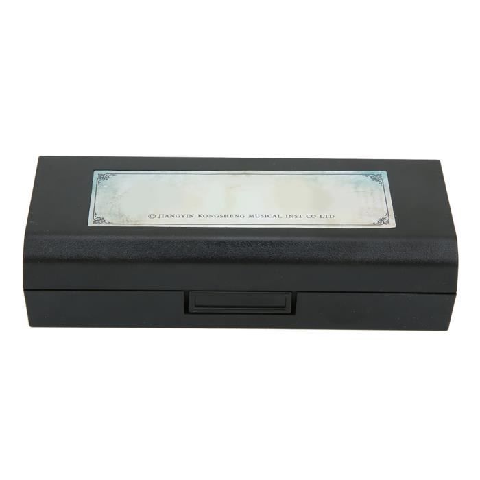 Akozon instrument de musique Blues Harmonica 10-Hole Mouthorgan Ab Key ...