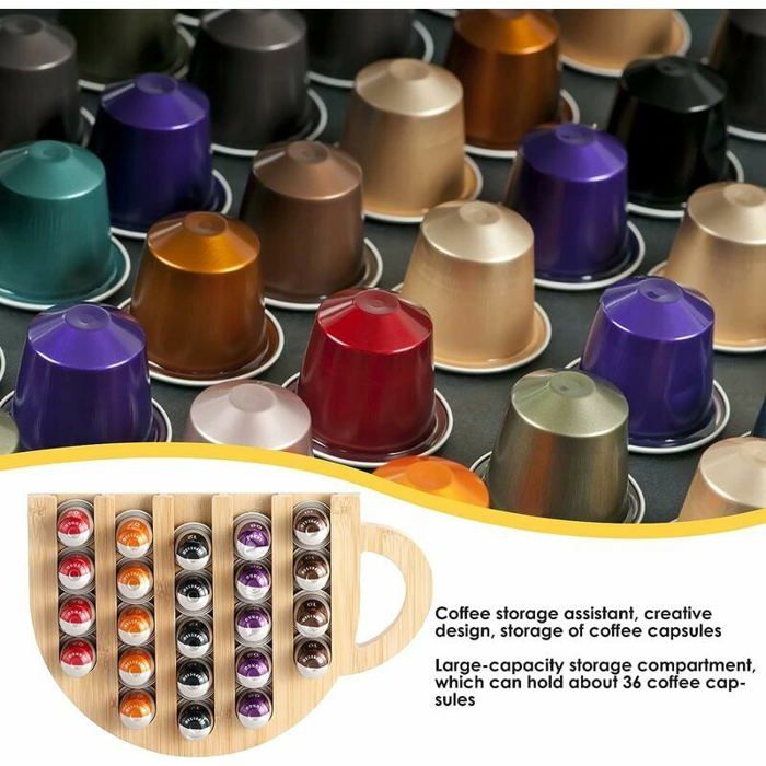 Porte CapsulesTriomphe Rangement de Capsules Autocollant Distributeur ...