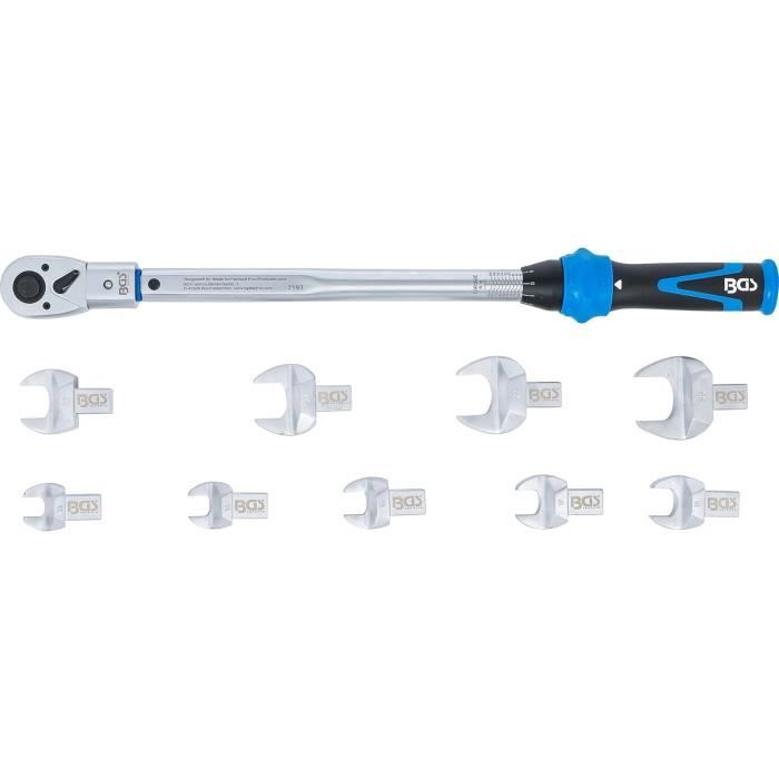 Clé dynamométrique - BGS - 7193 - 11 pièces - 40-210 Nm - Outils ...