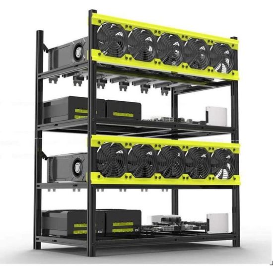 TrendyMining Chassis Aluminium empilable pour Rig de Minage - Mining ...