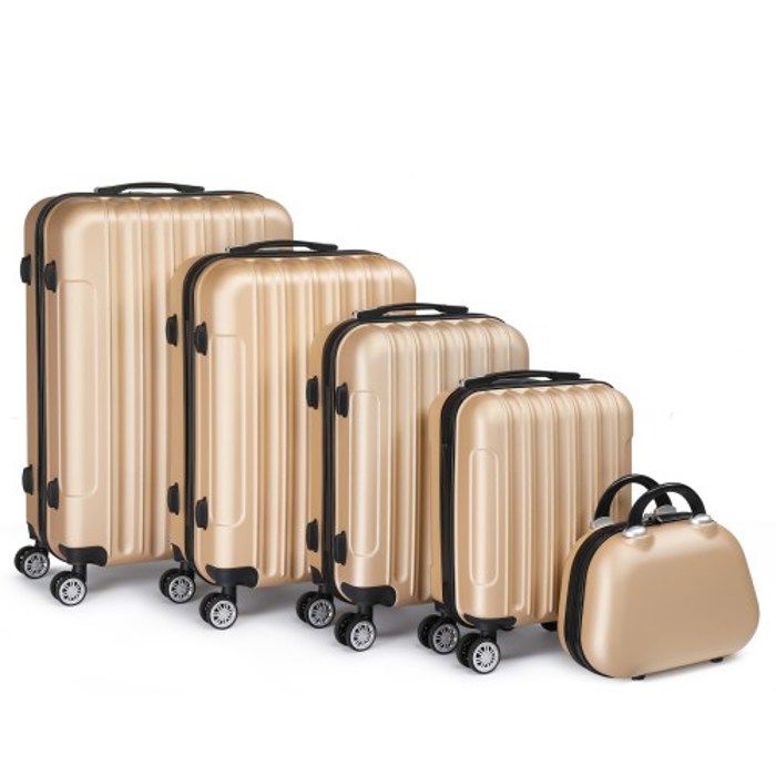 ALIGHTUP - Set Valise 5 Pièces | ABS | Valise + Vanity | Lot de Valise ...