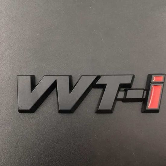 Noir VVTI Car Coffre Arrière Emblem Auto Metal Corps Sticker Extérieur ...