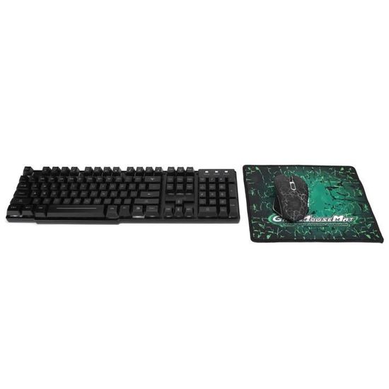 Kit clavier et souris sans fil, avec récepteur plug-and-play, avec DPI ...