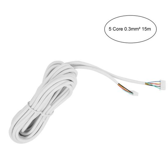 Câble en cuivre flexible rond de 5 noyaux 0.3mm² pour le système de ...