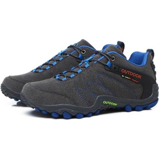 Chaussures Marche-Rando Homme Trekking Suédé Cuir Imperméablre Outdoor ...