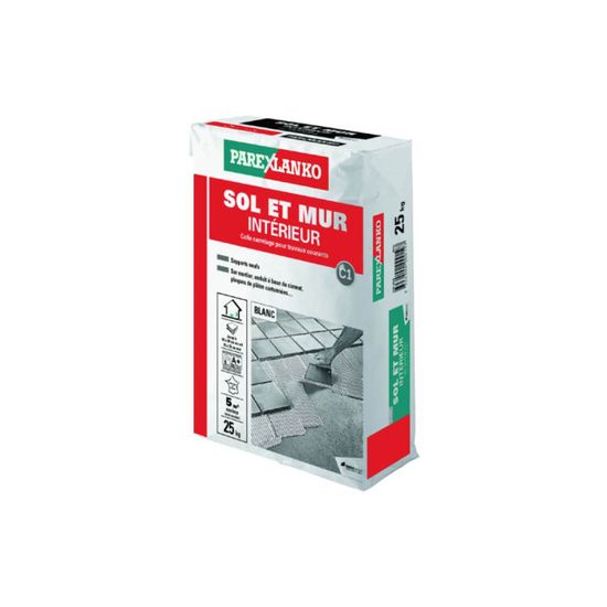 MORTIER SOL-MUR INT. BLC 25KG - Cdiscount Bricolage