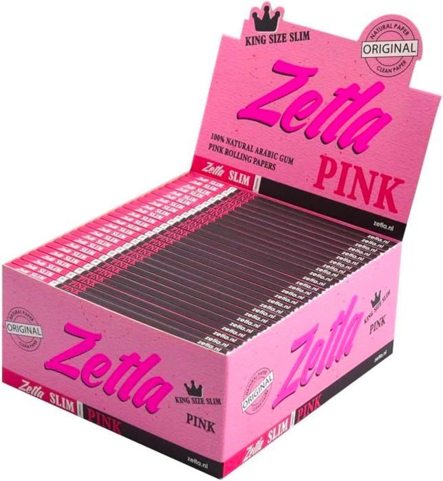 Papiers Roulants Pink Slim Papier De Cigarette 50 Livrets 33 Feuilles ...