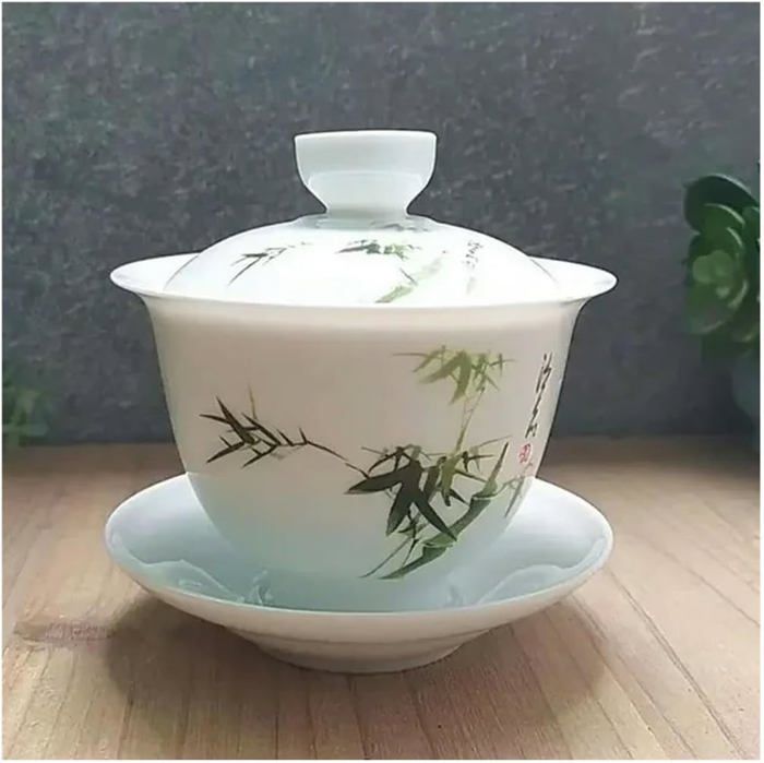 Tasses Th Kung Fu Tasse Th En Cramique Gaiwan Chinois Kungfu Teaset Bol ...