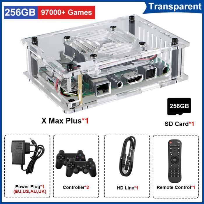 256 Go de blanc T - Super Console X Max Plus S905tage, 97000 + Jeux ...