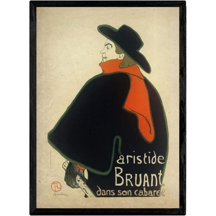 Affiche Ancienne Bruant. Feuilles Pour Décorer Les Intérieurs Avec Des ...