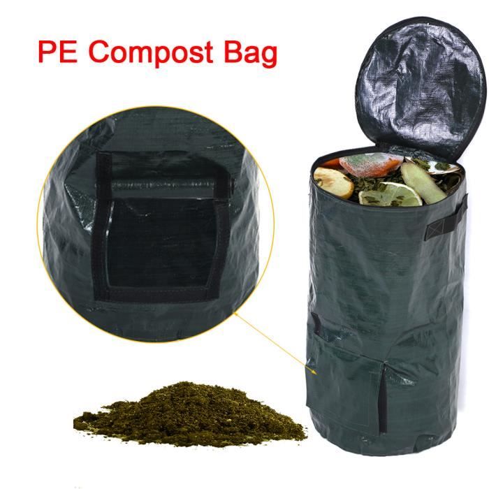 Sac de compost- Jardin de compostage de jardin potager de déchets ...