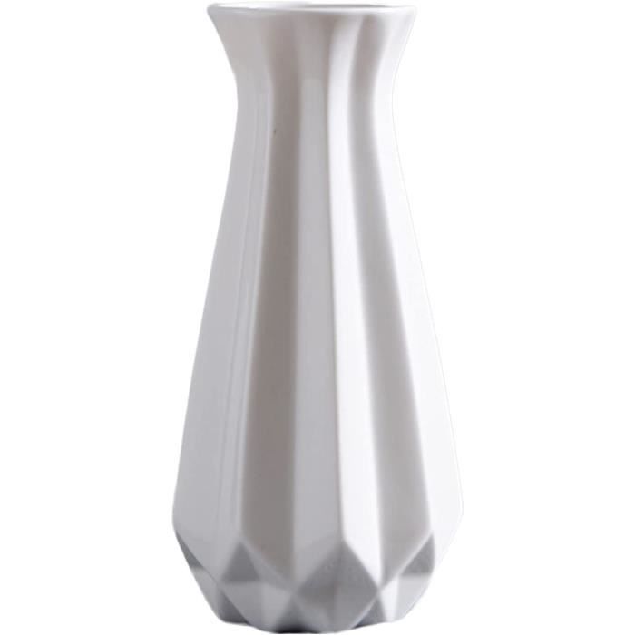 Vase en Céramique, 20cm Vases Géométrique Nordique Moderne Vase de ...