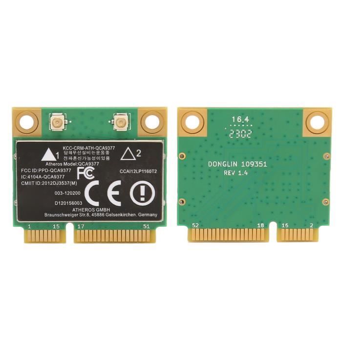 LID- carte réseau WiFi Mini carte réseau PCIE double bande WiFi ...