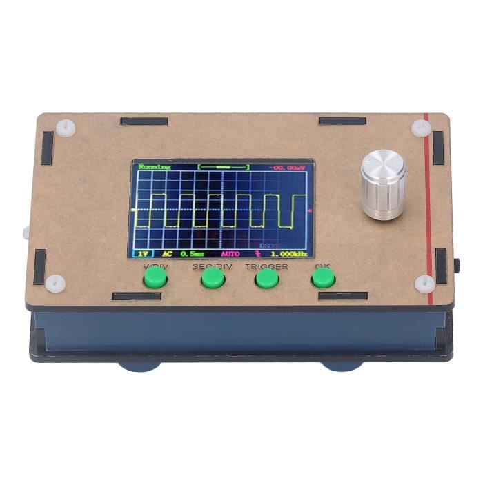 EJ.life Mini oscilloscope Oscilloscope numérique 2.4in LCD 200Khz Bande ...