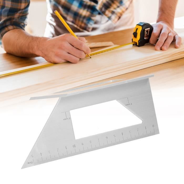 Règle d'angle Jauge à Onglets - FDIT - Règle droite - 0-150 Mm - 45°/90 ...