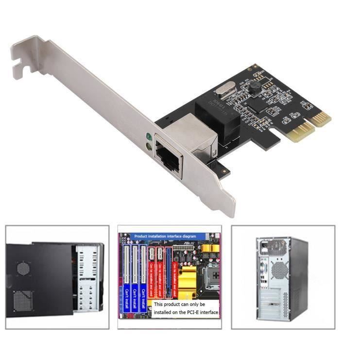 Carte réseau RTL8111F carte réseau Gigabit Ethernet PCI-E NIC 101001000 ...