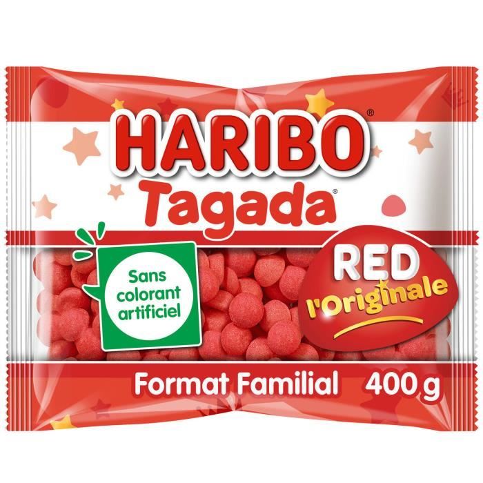 LOT DE 2 - HARIBO - Bonbons Fraise Tagada Red Original - sachet de 400 ...