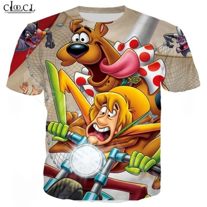 Sweatshirt homme capuche,Dessin animé Scooby Doo hommes femmes t-shirts ...