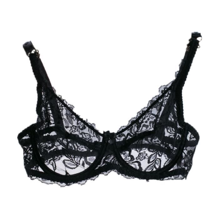 Brassiere Lingerie Soutien Gorge En Dentelle Florale à Armatures Pour