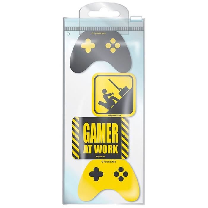 Set de gommes - PYRAMID - Gamer At Work - 4 gommes - Mixte - Enfant ...