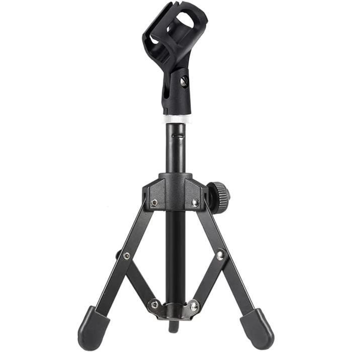 Btuty MS-12 support de Microphone de Trépied de bureau réglable pliable ...