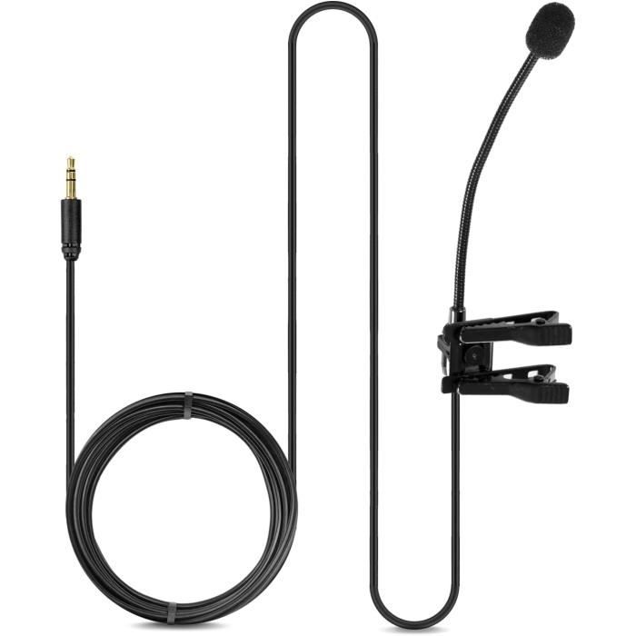 Acm400 Microphone Omnidirectionnel À Col De Cygne Flexible Pour Casque ...