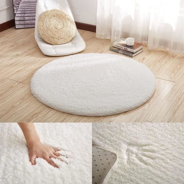 Tapis De Salon Moderne, Tapis Rond, Doux, Moelleux Moderne, Tapis De ...