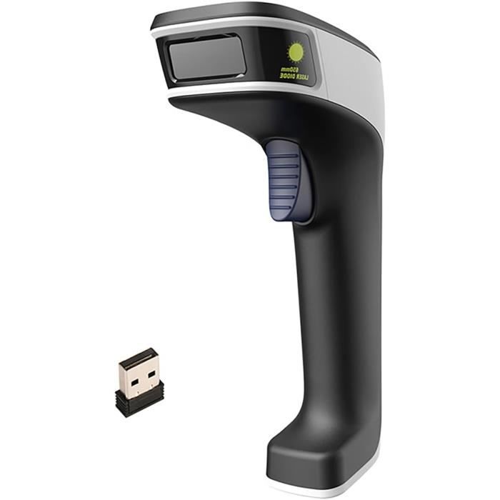 Scanner De Codes 2D Portatif, Lecteur De Codes-Barres Automatique Rouge ...