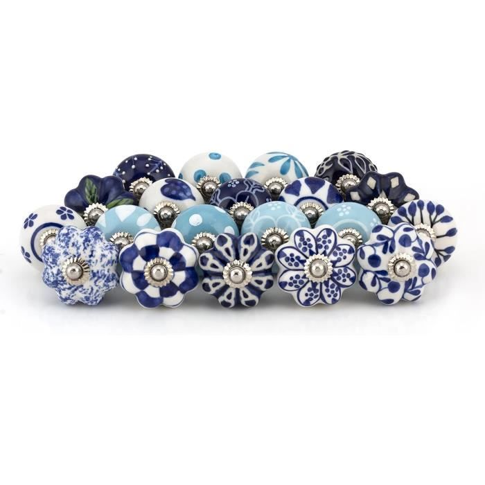 Lot De 20 Boutons De Porte Pour Placards, Boutons D'Armoire Assortis ... Lot De 20 Boutons De Porte Pour Placards, Boutons D'Armoire Assortis ...