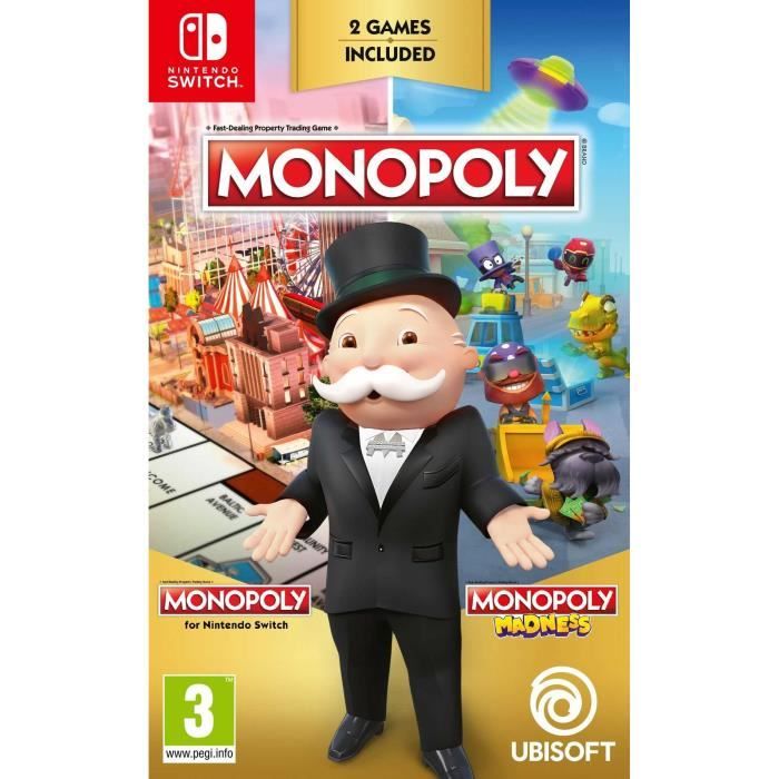 UBISOFT MONOPOLY + MONOPOLY MADNESS STANDARD MULTILINGUE NINTENDO SWIT ...