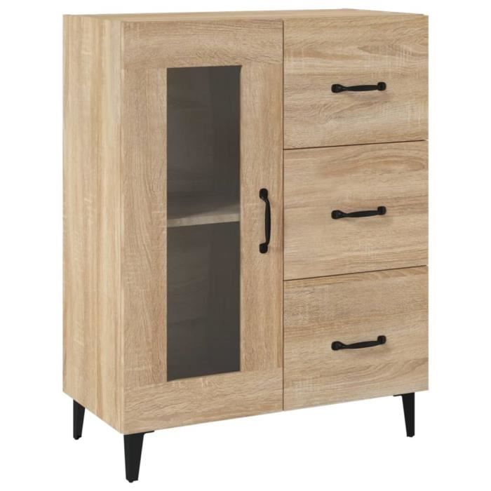 FAN - Buffets | bahuts - Buffet Chêne sonoma 69,5x34x90 cm Bois d ...