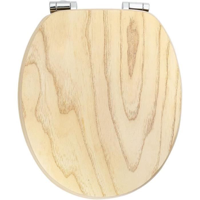 Abattant Wc En Bois, Lunette Wc Clipsable En Bambou, Avec Frein De ...