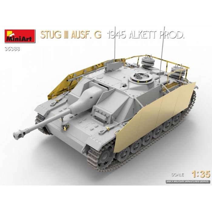 Maquette - MINI ART - Char Stug III Ausf. G 1945 Alkett Prod. - Plastique - Blanc - Cdiscount ...
