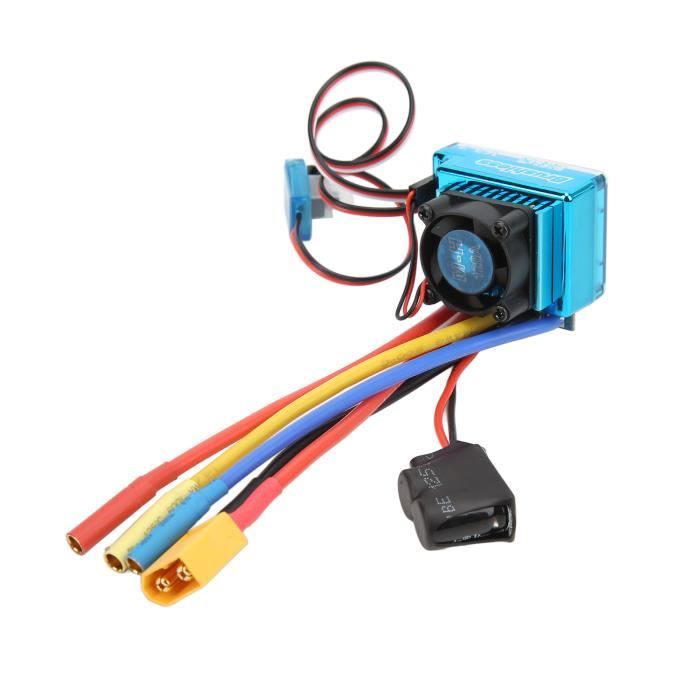 Zerodis 120A ESC 120A RC Brushless ESC Programmable Étanche À La ...