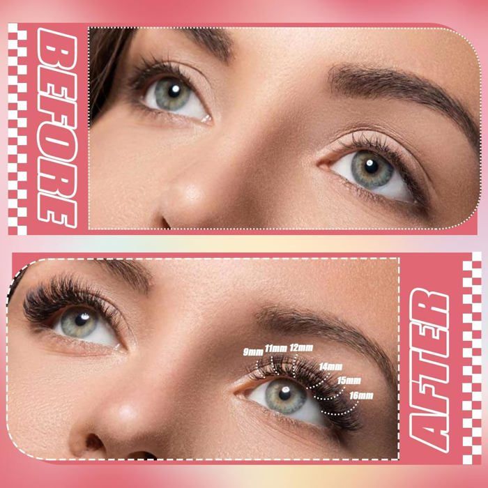 DIY Kit Extension Cils Spécial Pour Débutants 280 Mèches de Cils ...