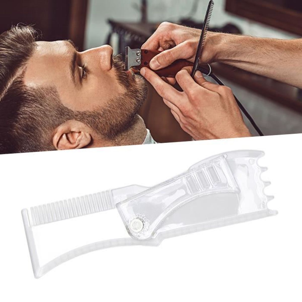 Atyhao Barbe Shaper Barber Pencil Modèle d'outil de mise en forme de ...