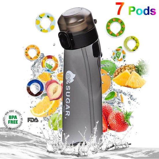 Gourde Bouteille d'eau parfumée fruits 7 Pods Saveur - Gourde pour ...