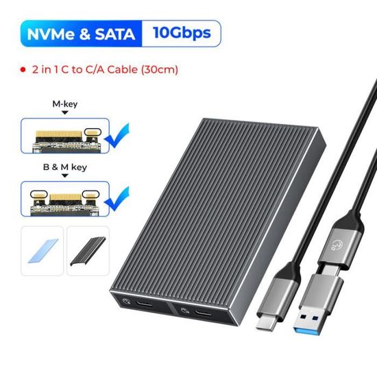 NVMe SATA - Double baie-NVMe SATA - Double baieNVMe SATA - Double baie ...