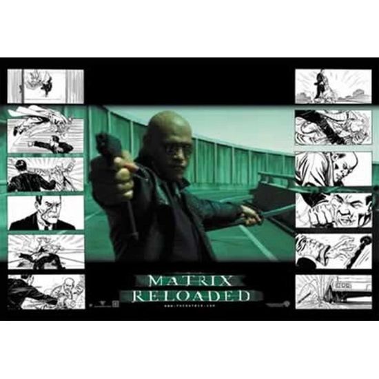 MATRIX - Reloaded - Morpheus Scenes - 68,5x98cm - AFFICHE - POSTER ...