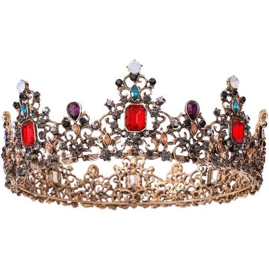 Couronne de reine baroque ornée de bijoux - diadèmes et couronnes de ...